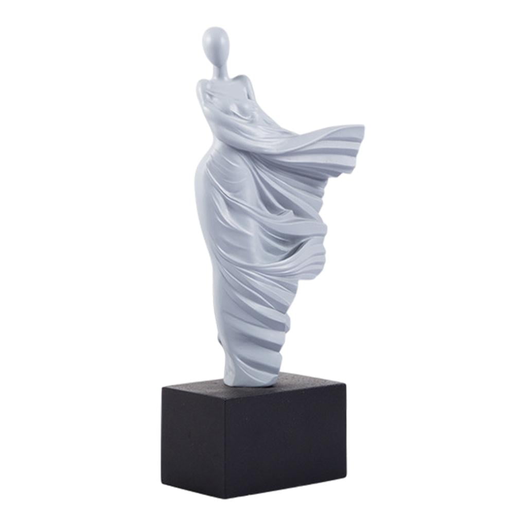 Resin Women Statue Lady Sculpture Figurine, Handmade Art, Abstract ...