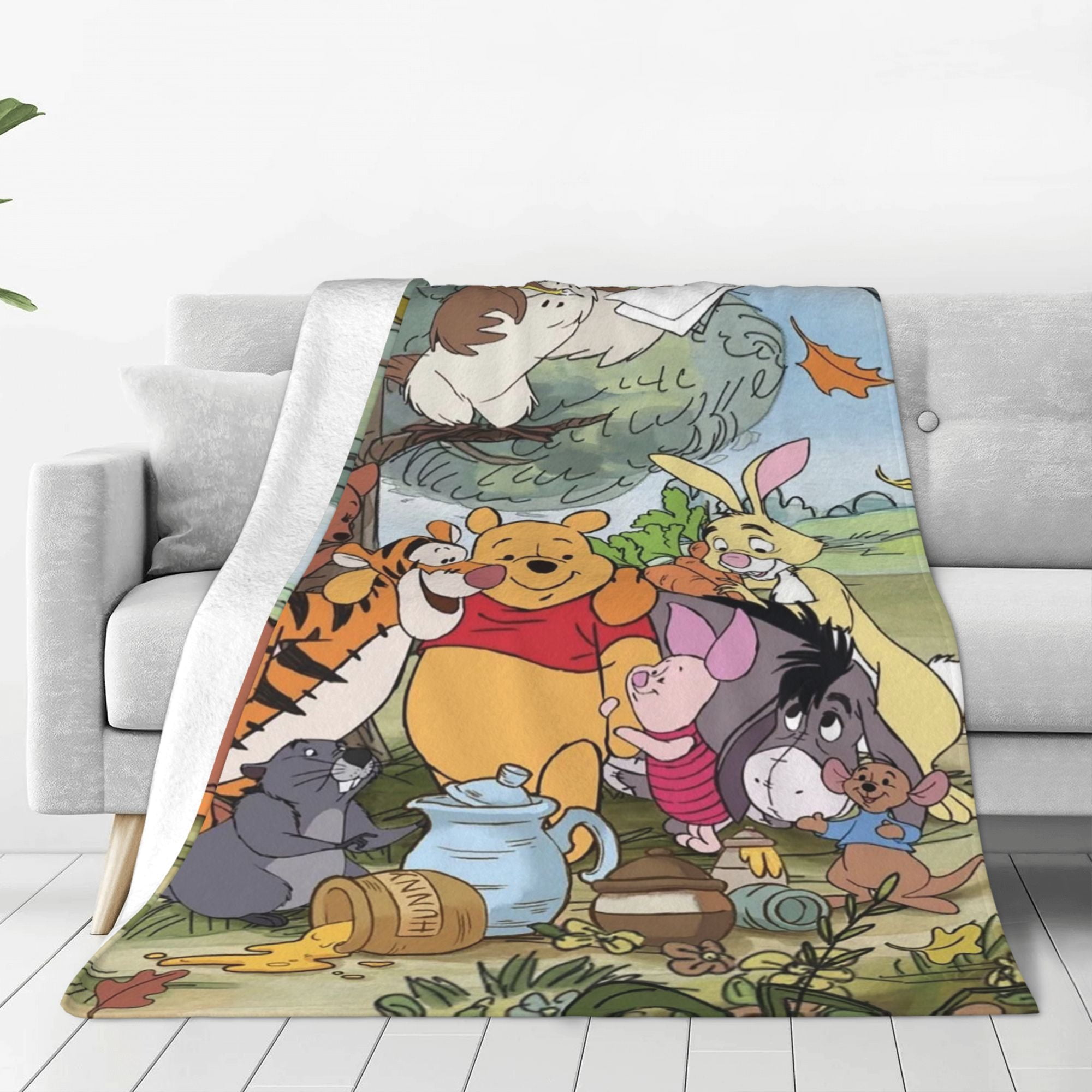 Click here for Aoivkut Winnie Bear Poo-H Lightweight Bed Blankets... prices