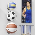 Basketball Holder Wall Mount - Football Wall Mount for Display ...