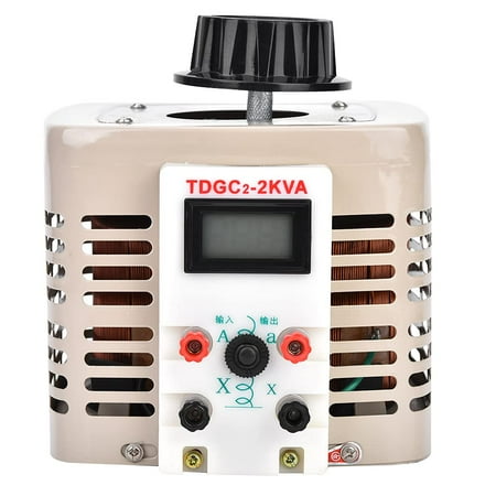 TDGC2-2KVA Contact Voltage Regulator 220V Sine Wave AC Voltage ...