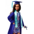 Barbie Graduation Day Cap & Gown Doll with Brunette Hair & Accessories ...