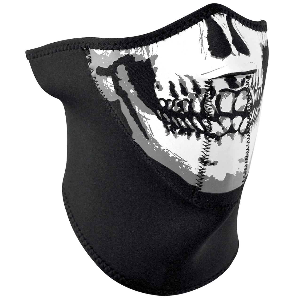 3-PANEL HALF MASK, NEOPRENE, SKULL FACE - Walmart.com