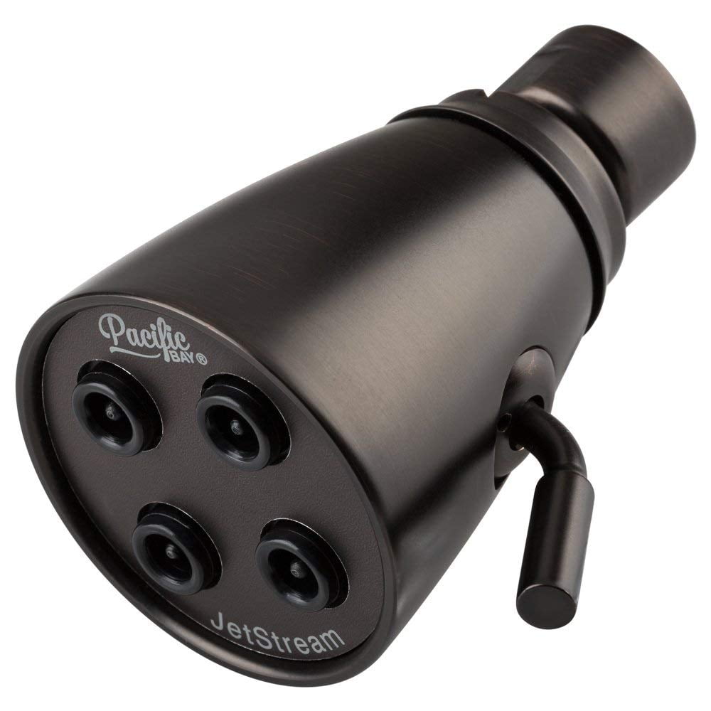 JetStream Heavy Duty Brass 4-Jet Shower Head by Pacific Bay - Oil ...