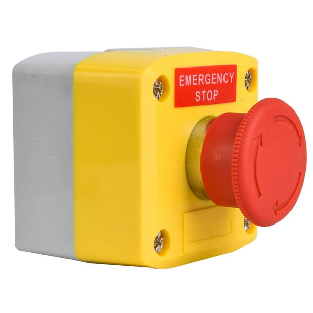 Emergency Stop Switch,Red Sign Emergency Stop Emergency Stop Button ...