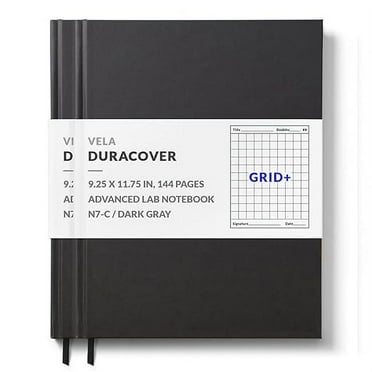 BookFactory Lab Notebook - 240 Pages (.25" Grid Format), 8 7/8" x 11 1/ ...