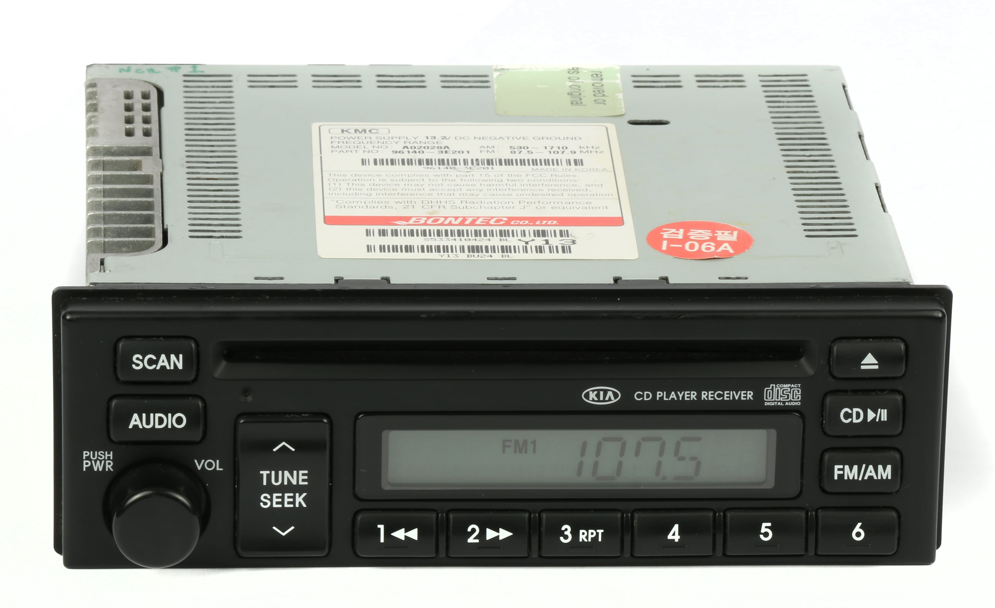 Restored Kia Sorento 2003-2006 AM FM Radio Single Disc CD Player 96140 ...