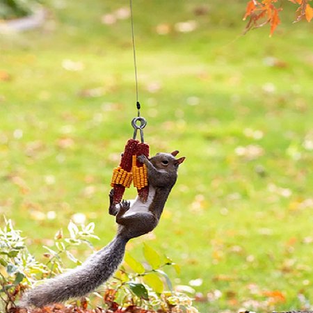 Squirrel Feeder for Outside, Cob Holder Squirrel Feeder, Squirrel ...