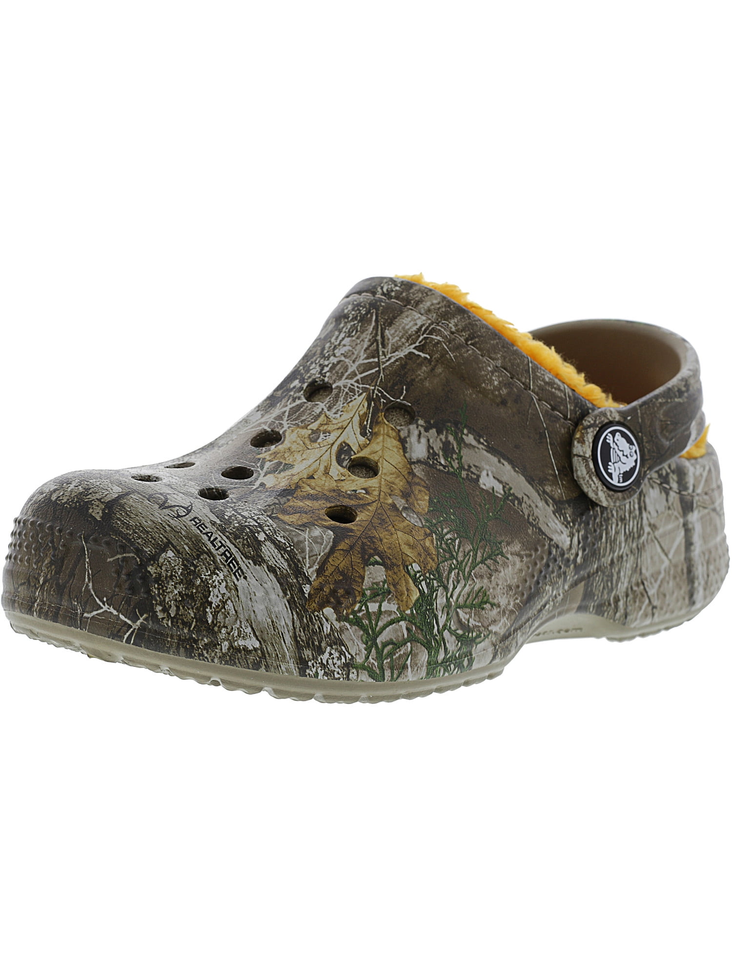 Crocs Kids Winter Realtree Edge Clog Ltd Chocolate / Orange Clogs - 10M ...