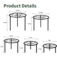 5 Pack Metal Plant Stands,Heavy Duty Potted Holder for Flower Pot ...