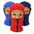 Umo Lorenzo Italy Balaclava 1 Hole Open Face Ski Mask W Visor & Zipper ...
