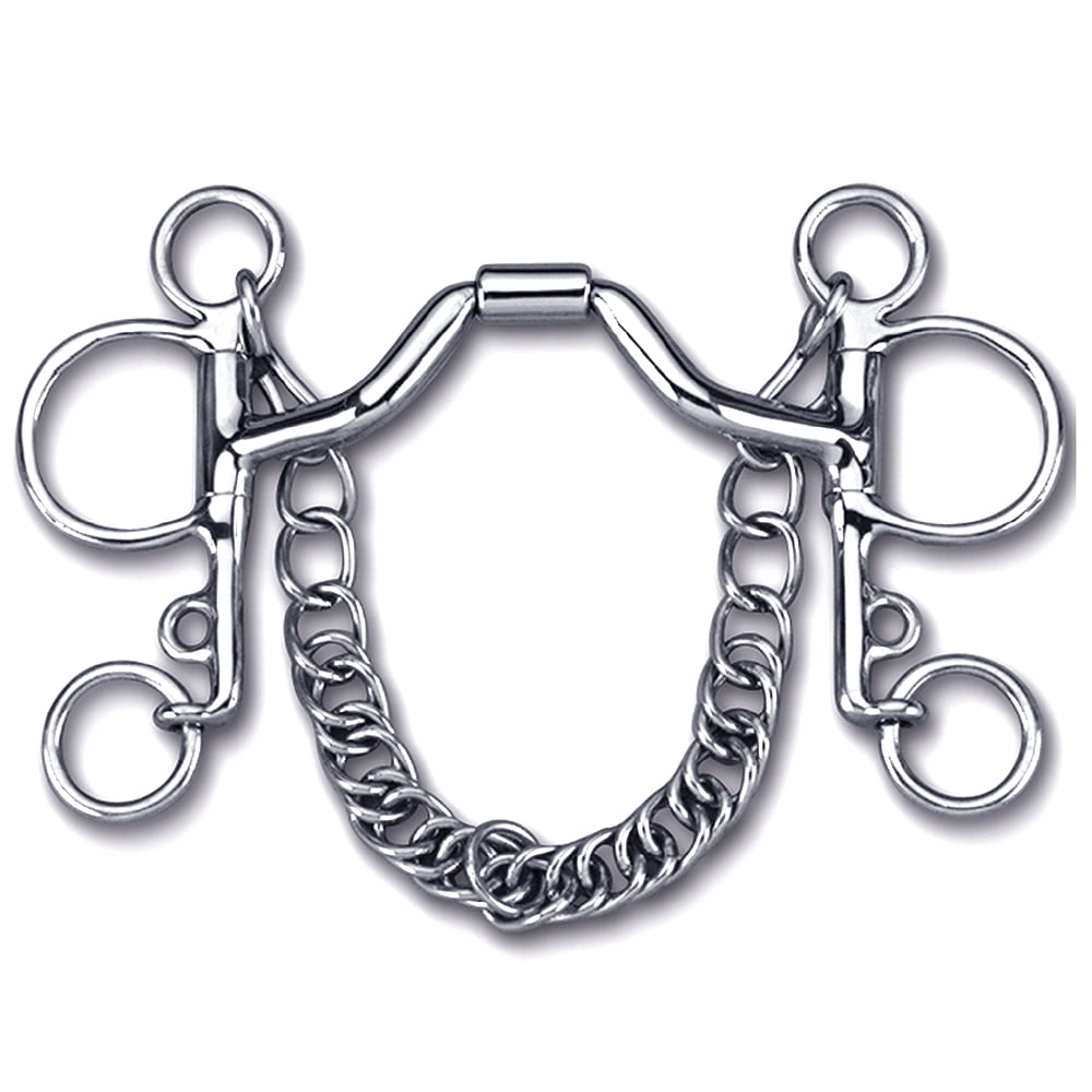 5" Toklat Myler Pelham With Stainless Steel Ported Barrel Horse Mouth ...