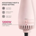 TYMO 4-in-1 Hair Dryer Brush, Blow Dryer & Volumizer with Oval Titanium ...