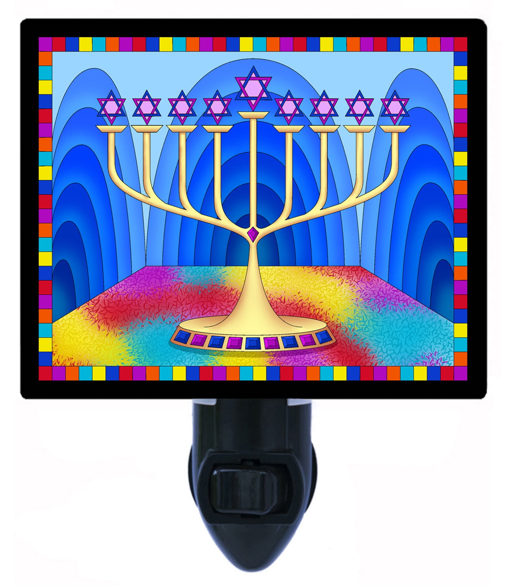 Jewish Decorative Photo Night Light Plus One Extra Free Switchable ...