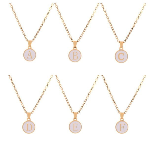 Collar con letras de estilo europeo y americano, temperamento simple ...