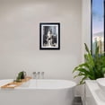 Affixzi Wolf Bathroom Wall Art Print, Animal Artwork for Bathroom Decor ...