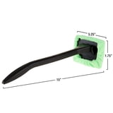 Windshield Cleaner with Microfiber Cloth, Handle and Pivoting Head ...