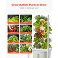 Hydroponic Tower, 30 Pods 6 Tiers Hydroponics Growing System Kit with ...