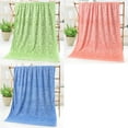 Matoen Microfiber Bath Towel Luxurious Solid Color Decorative Towels ...