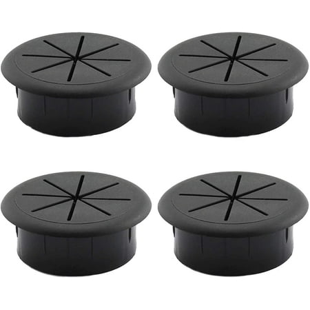 4pcs Cable Thread Cover Table Pass-thru Desk Table Round Cable Cover ...