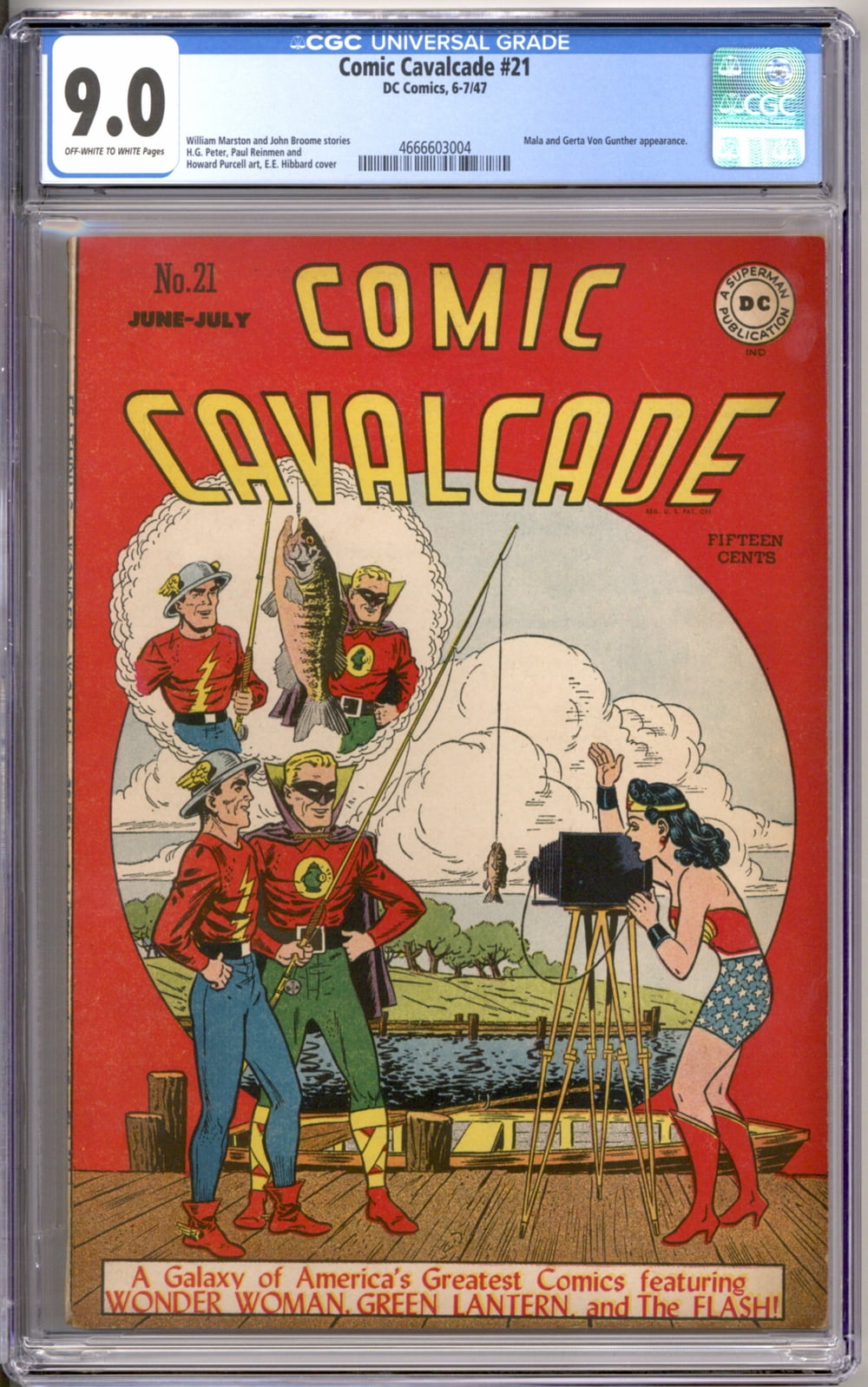 Comic Cavalcade #21 - CGC 9 Comic Book - Walmart.com