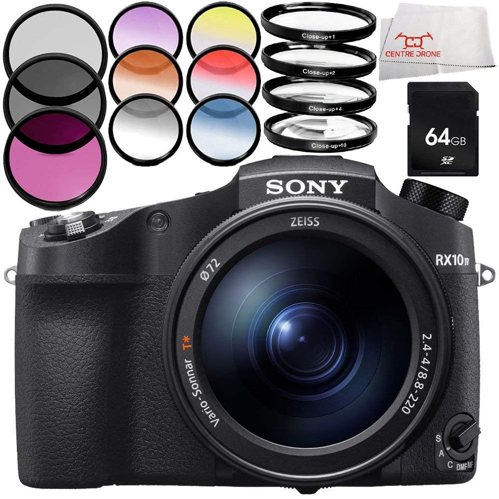 Sony Cyber-shot DSC-RX10 IV Digital Camera 6PC Accessory Bundle ...