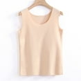 ZyeKqe Women Tank Tops Sleeveless Crewneck Tops Undershirts Soft Base ...