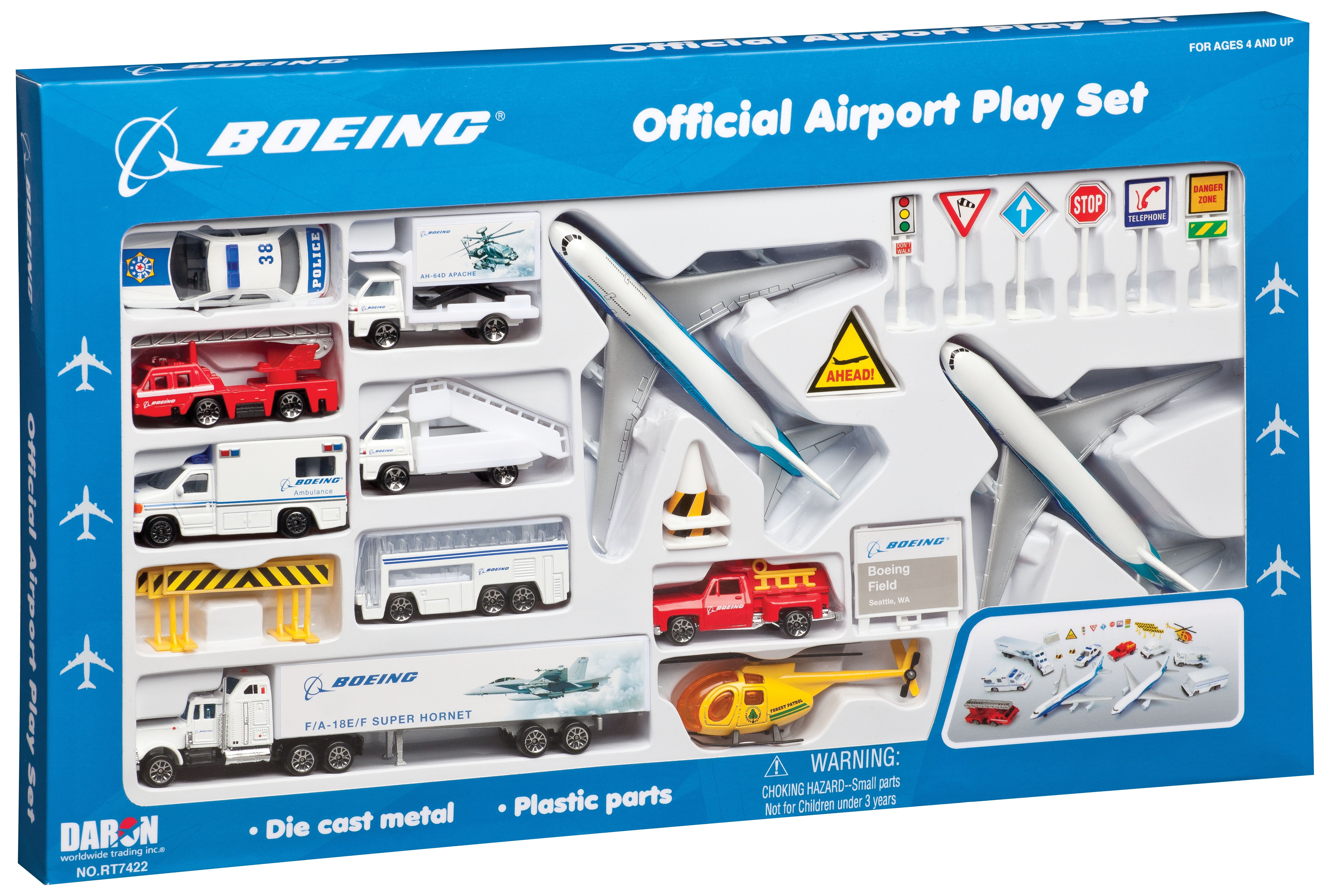 Boeing 30 Piece Playset - Walmart.com
