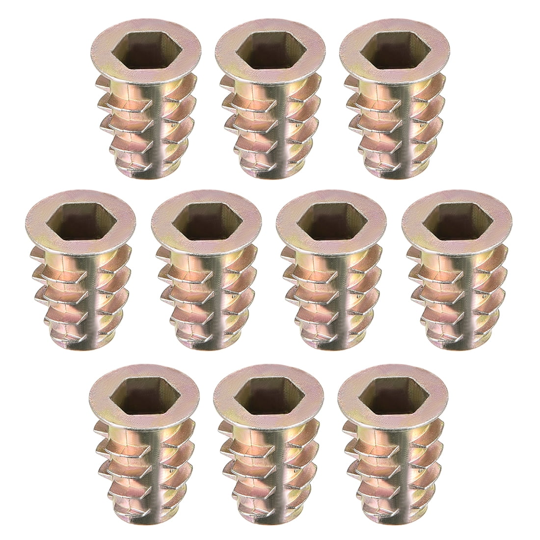 Click here for Unique Bargains Threaded Insert Nuts Zinc Alloy He... prices