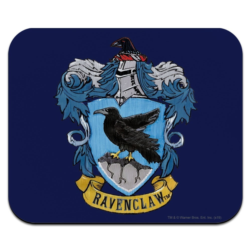 Harry Potter Ravenclaw Painted Crest Low Profile Thin Mouse Pad ...