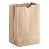 Grocery Paper Bags, 1/6 BBL Size, 40# Basis Weight, 12" x 7" x 17 ...