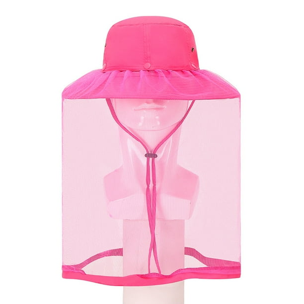 Mosquito Head Net Hat - Bug Cap UPF 50+ Sun Protection with Hidden ...