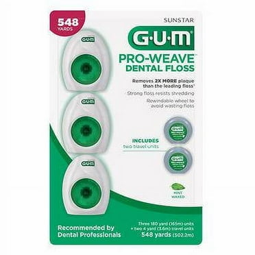 GUM Easy Insert, Expanding Dental Floss, Exceptional Cleaning, 30m ...