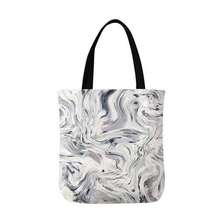 HATIART Abstract Marble Stone Marbling Pattern Canvas Tote Bags ...