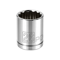 Powerbuilt 1/2 Inch Drive x 14 MM 12 Point Shallow Socket - 642012 ...