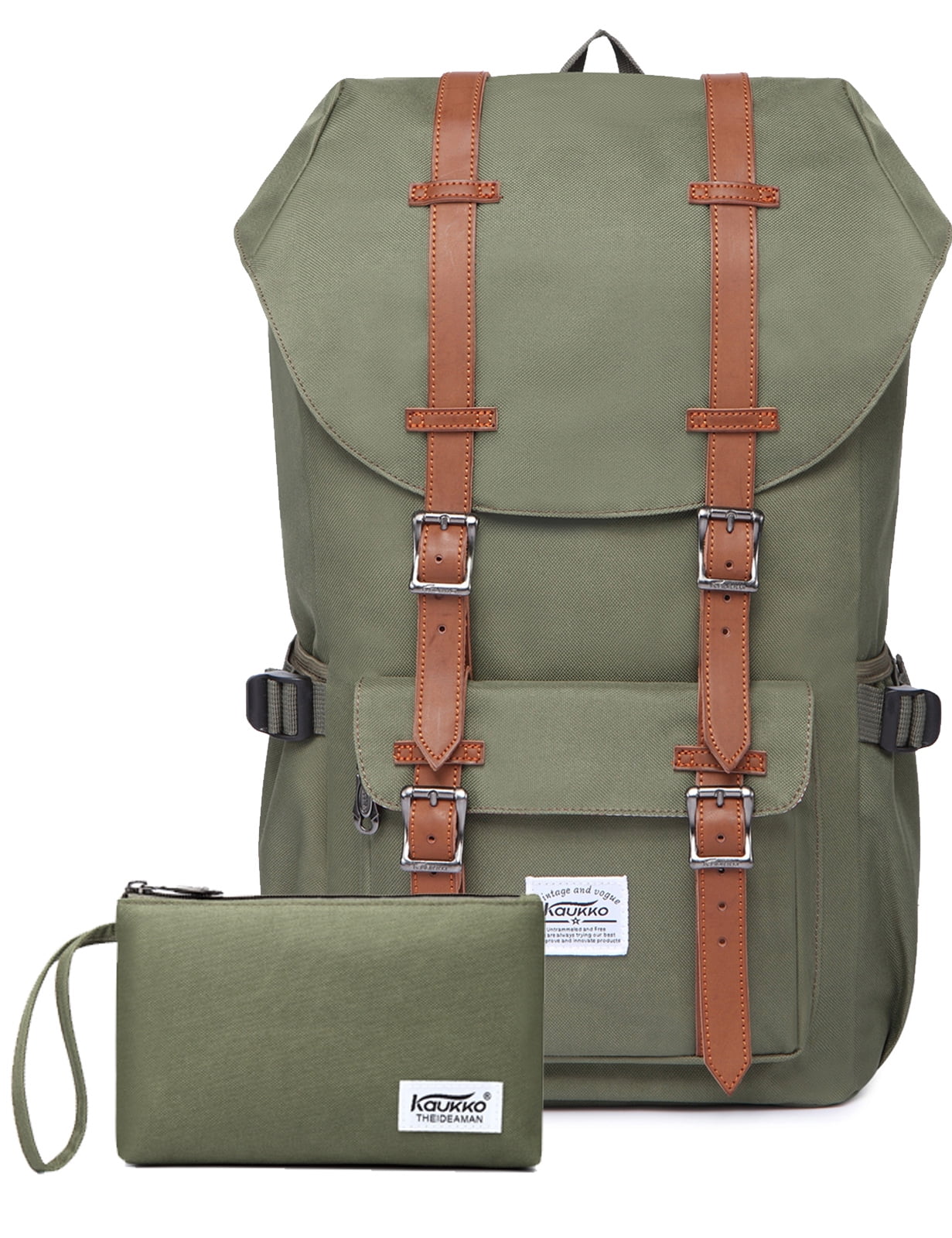 KAUKKO School Travel backpack for university flexible with laptop for ...