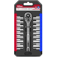Hyper Tough 19 Piece 1/4 inch Drive Ratchet and Socket Set, 43232 ...