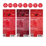 RED Chocolate 6 Bar Variety Pack - Milk, Dark, Extra Dark, White ...
