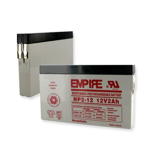 Empire NP2-12 12V Rhino Sealed Lead Acid 2Ah Battery - 12 watt ...
