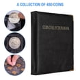 480 Pocket Coin Collection Album High Capacity Coin Storage Book with ...
