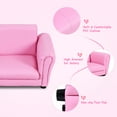 Infans Pink Kids Sofa Armrest Chair Couch Lounge Children Birthday Gift ...