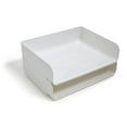TRU RED Side Load Stackable Plastic Letter Tray White TR55328 - Walmart.com