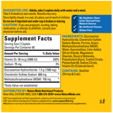 Nature Made Glucosamine Chondroitin, MSM Joint Health Supplement, 120 ...