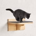 9.8" X 7.1" Solid Wood Wall Mounted Large Cat Step Furniture Shelves ...
