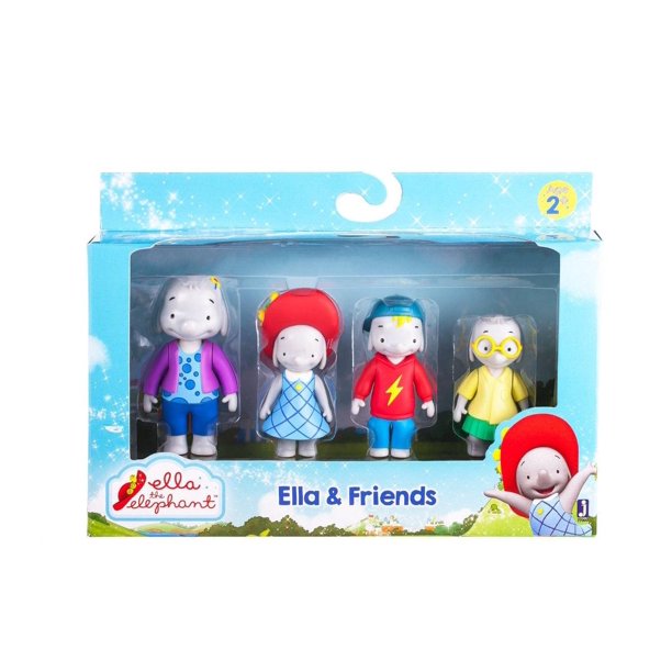 Ella the Elephant Ella and Friends, 4pk - Walmart.com
