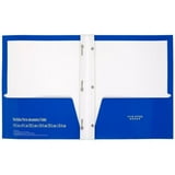 Five Star Pocket Folder, Cobalt Blue, Three Prongs, Two Pockets ...