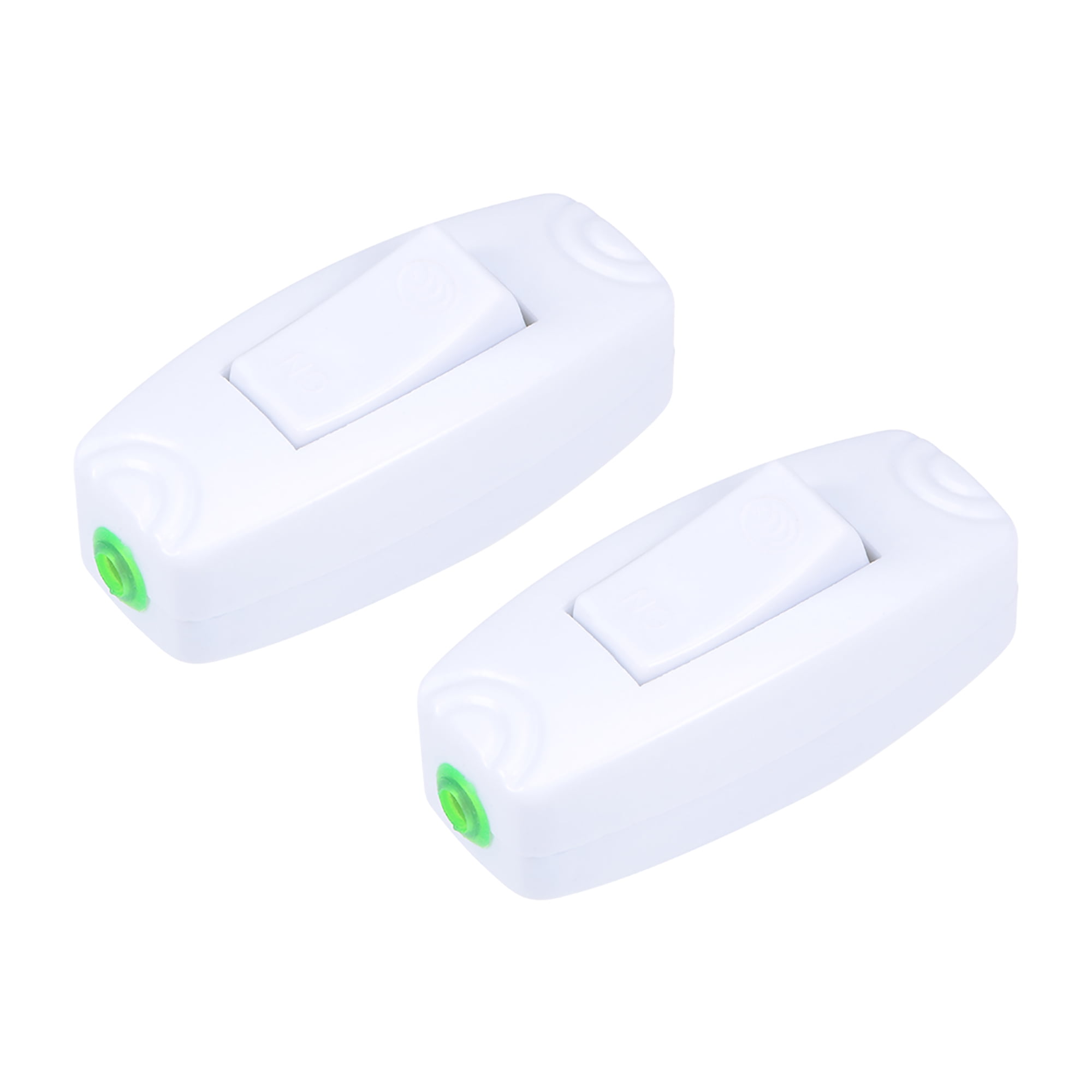 Uxcell Inline Cord Switch AC250V 16A On-Off DPST Control Feed-Through ...