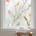 C Light Transmitting Bird Statics Glass Film Privacy Protection Window ...