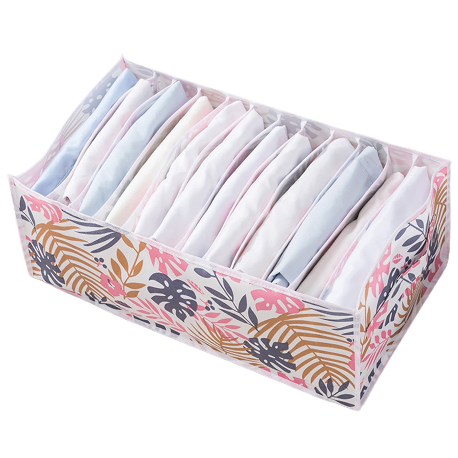 Naturegr Folding Clothes Organizer Printing Space-saving Fabric Folding ...