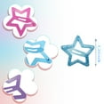 105 Pcs Glitter Star Snap Hair Clips, Non-Slip Hair Barrettes for Women ...
