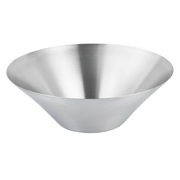 1 por ciento de fideos de acero inoxidable Tazón Silver Food Siring ...